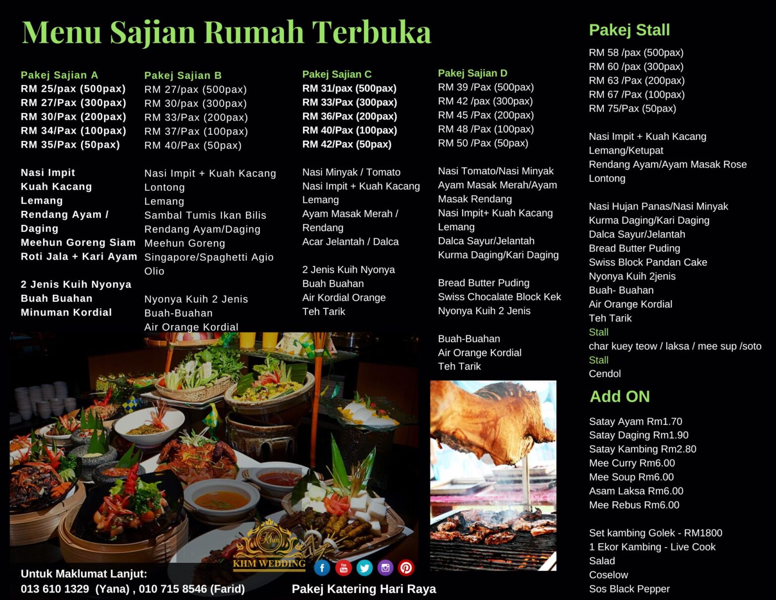 Pakej Katering Hari Raya - catering Open House - PAKEJ KATERING ...